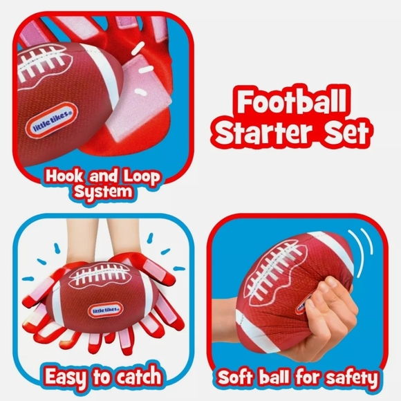 Little Tykes | Toys | 25 Little Tikes Catch And Stick Football Starter ...